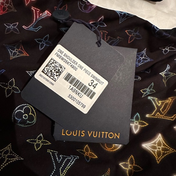 Louis Vuitton | Swim | Louis Vuitton Neon Mahina Monogram Onepiece ...